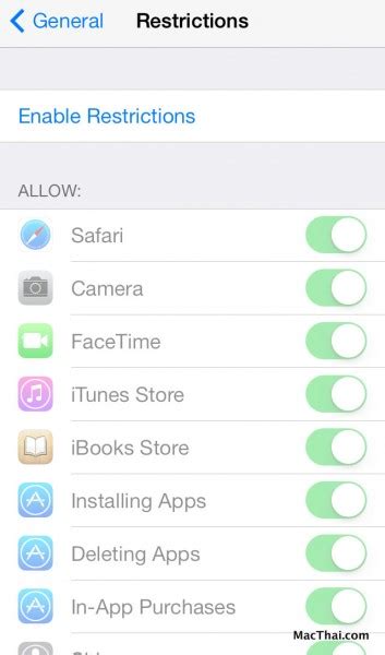 วธปองกนไมใหเดกเลนเวบโปผาน iPhone iPad iPod Touch