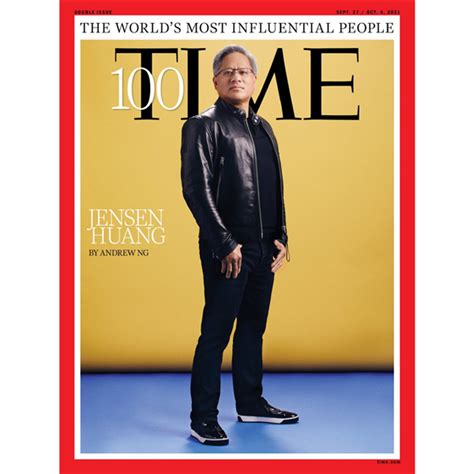 荣登《时代》封面！nvidia Ceo黄仁勋入选2021最具影响力100人