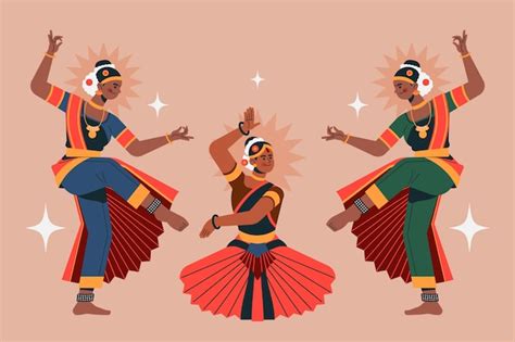 Indian Classical Dance Bharatanatyam Poses