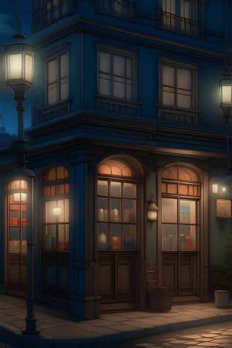 Ночь улица фонарь аптека эстетичн Gallery Stablecog
