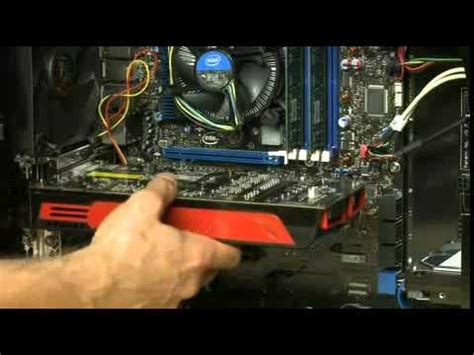 Installing The Graphics Card Youtube