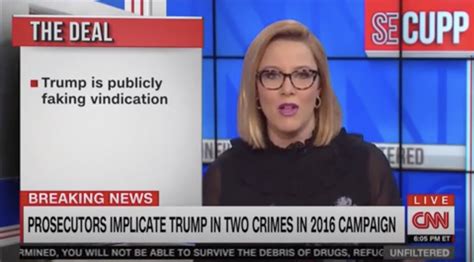 Cnns S E Cupp Trump Is Publicly Faking Vindication