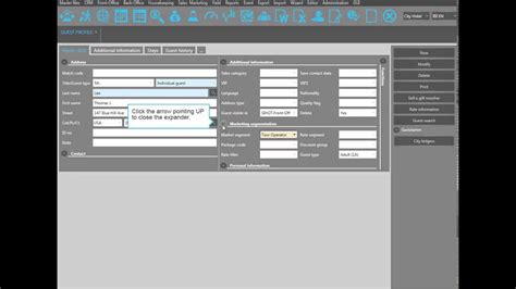 Sihot Video Tutorial Using Expanders Youtube