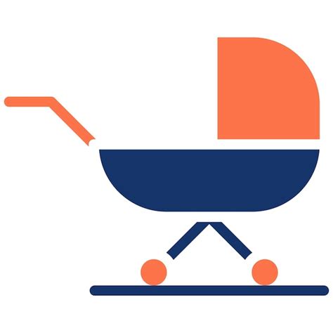 Premium Vector Stroller Vector Illustration