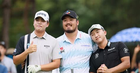 장타조 정찬민 장유빈 김홍택 선전 골프존 도레이 오픈 첫날 기분 좋은 출발