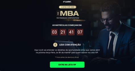 Pré Mba Em Finanças Corporativas Exame