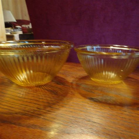 Brown Depression Glass Bowls Etsy