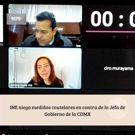 Ine Niega Medidas Cautelares En Contra De La Jefa De Gobierno De La Cdmx
