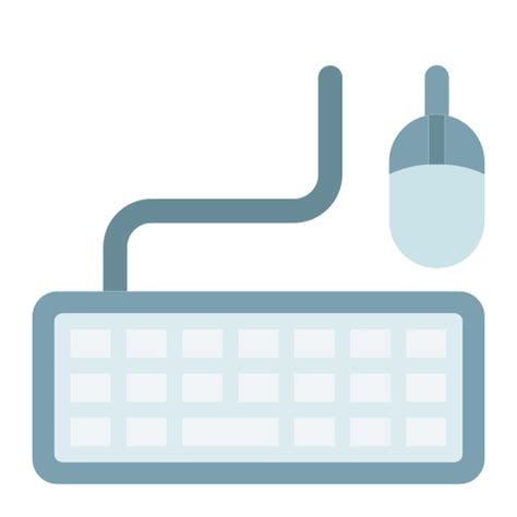 Keyboard And Mouse Generic Flat Icon