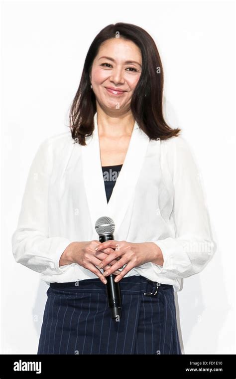 Tokyo Japan 27th January 2016 Japanese Singer And Actress Kyoko