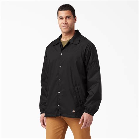 Snap Front Nylon Jacket For Men Dickies Dickies Us