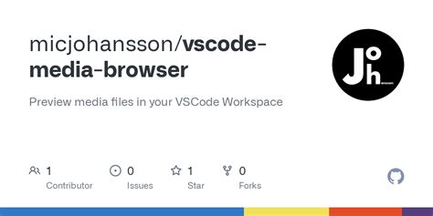 Github Micjohanssonvscode Media Browser Preview Media Files In Your