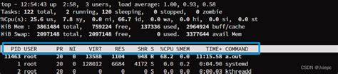 linux centos下几种cpu查看使用率的常用命令 centos查看cpu占用率 csdn博客