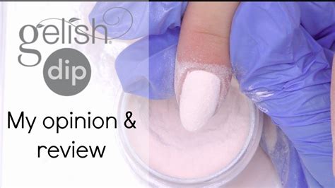 Gelish Dip Application Review Dip Powder Nail Gel Polish Tutorial YouTube