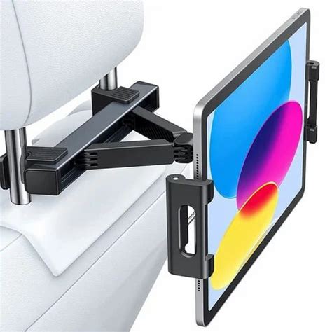 Car Headrest Mount Holder Adjustable Rotating Car Back Seat Tablet Holder EB EB