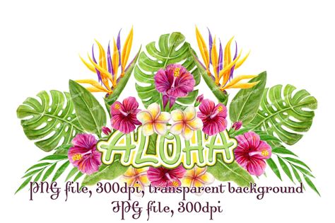 Discover Stunning Aloha Clip Art For Unique Digital Designs