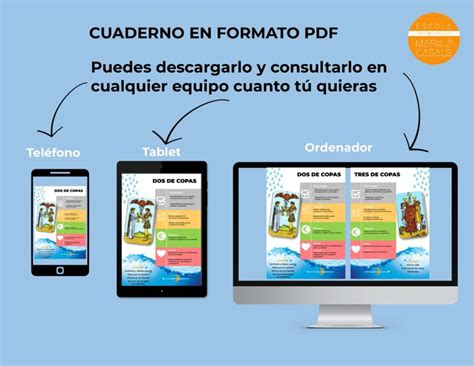 Cuaderno Resumen Significados Tarot Palo De Copas Rider Waite Smith