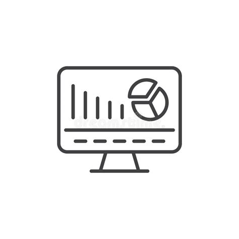 Dashboard Icon Set Real Time Data Monitor Vector Symbol Analytics Presentation Sign Kpi Icon