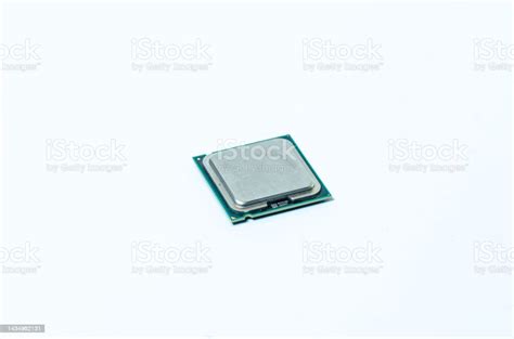 Computer Processor Cpu Central Processing Unit Microchip Isolated On