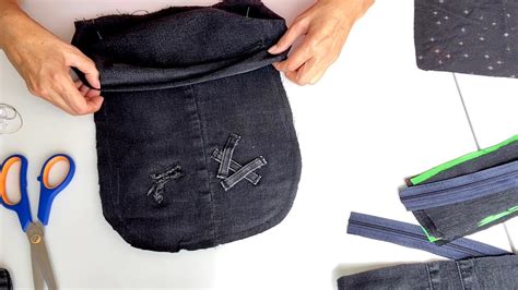 I Made This DENIM BACKPACK From Old Jeans Upcycling Ideas YouTube