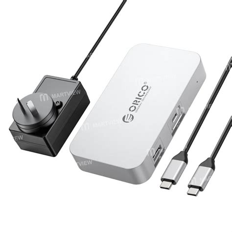 Orico Ub4 Sv 6 In 1 Type C 8k 30hz Desktop Docking Station With Pd 85w