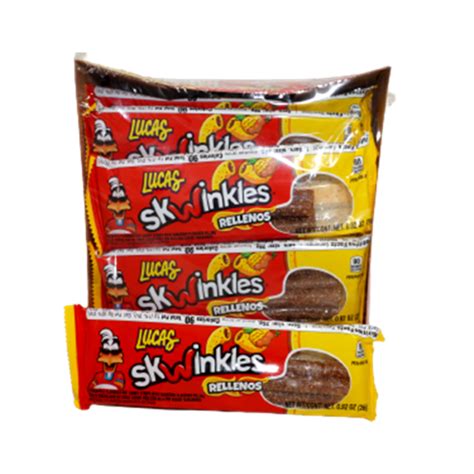 Lucas Skwinkles Rellenos Pina Y Tamarindo 12pc Dulcelandia Candy Stores