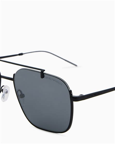 Mens Rectangular Sunglasses Emporio Armani