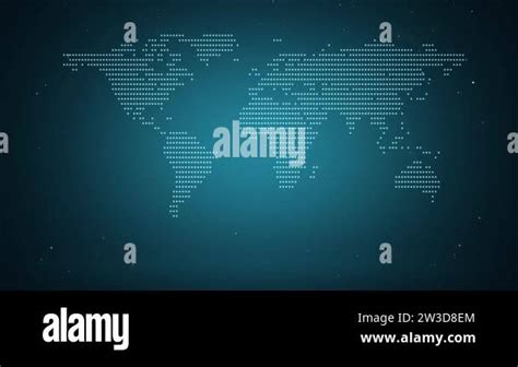 Global Population Concept 4k Animation Showing The Most Populated