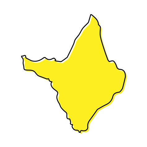 Simple Outline Map Of Amapa Is A State Of Brazil Stylized Line