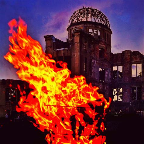 「鎮魂の祈り 🔥」ひろしまかがり灯の祭典 平和公園 原爆ドーム 広島県広島市中区 202385 被爆から78年の「原爆の日」を前に
