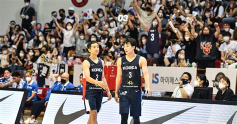 한국 남자농구 Fiba 랭킹 29→34위로 하락…아시아컵 4강 탈락 영향