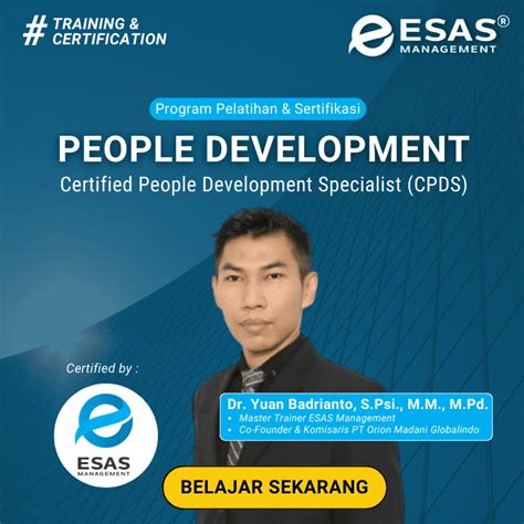 People Development Certified People Development Specialist Cpds
