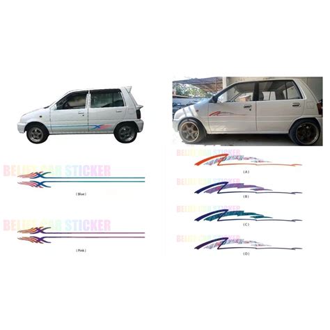 PERODUA KANCIL OEM BODY STICKER Shopee Malaysia