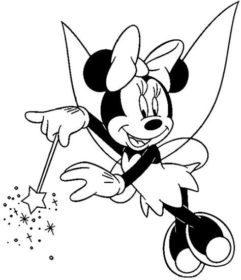 Minnie As Tinkerbell By Disneyologist Via Flickr Coloring Pages For