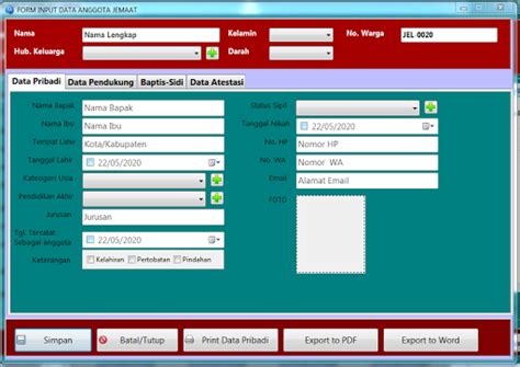 Software Database Jemaat Gereja Masehi Injili Di Timor Software Database Gereja Terbaik