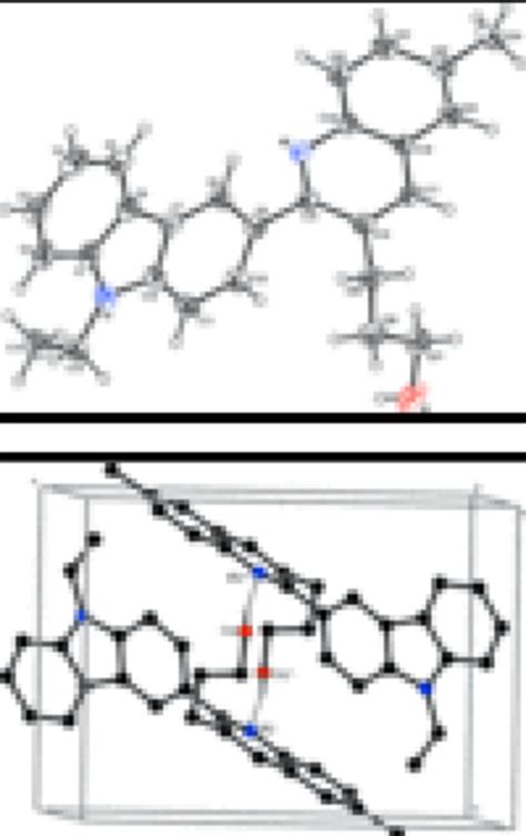 The Molecular Structure Of The Title Compound Showing The Atomic