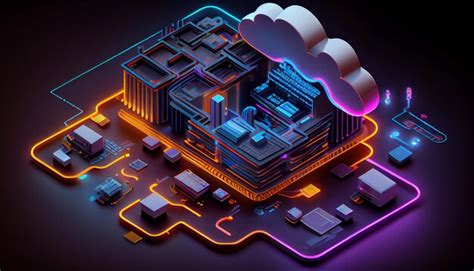 Premium Ai Image Cloud Technology Concept Data Center Concept Ai Generated Image