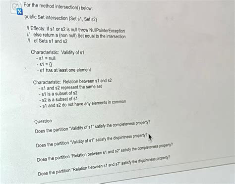 solved for the method intersection ﻿below 8public set