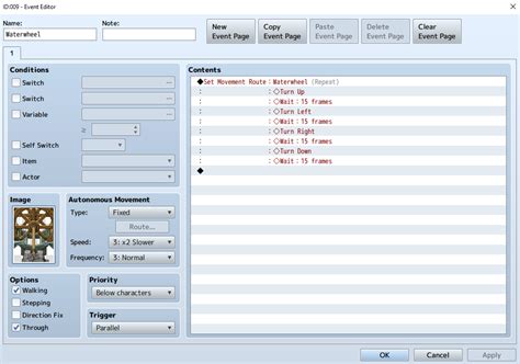 Parallel Event Wont Run But Will Run On Action Button Rpg Maker Forums
