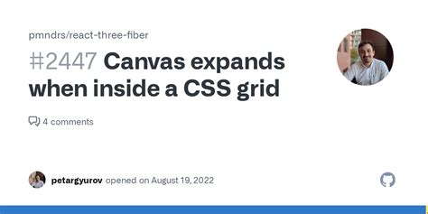 Canvas Expands When Inside A Css Grid · Issue 2447 · Pmndrsreact