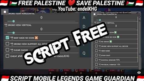 Script Mobile Legends Game Guardian YouTube