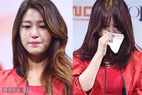 Aoa 설현·지민 긴또깡 발언 후 첫 공식석상컴백 쇼케이스 눈물 바다 한국경제