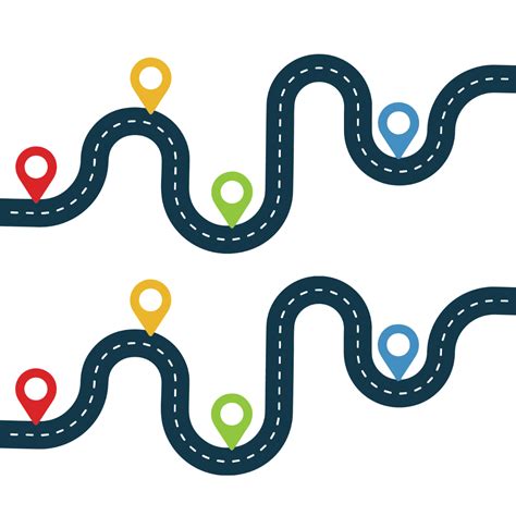 Free Road Map Vector Template To Edit Online