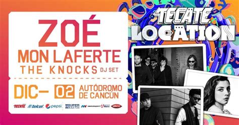 Zoe Y Mon Laferte En Cancún Tecate Location 2 De Diciembre
