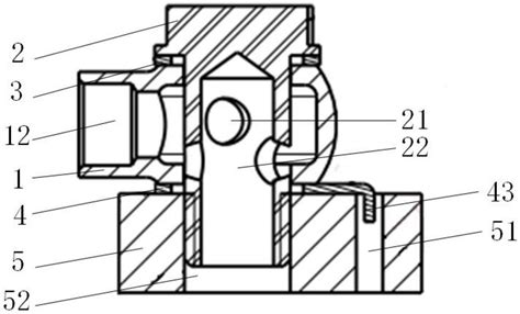 铰接式管接头结构的制作方法