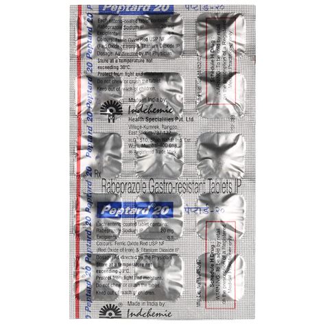 Peptard 20 Tablet View Usage Side Effects Price And Subtitute Egmedi