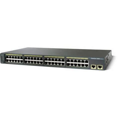 48 Port Cisco Network Switch Black Model Namenumber 2960 At Rs