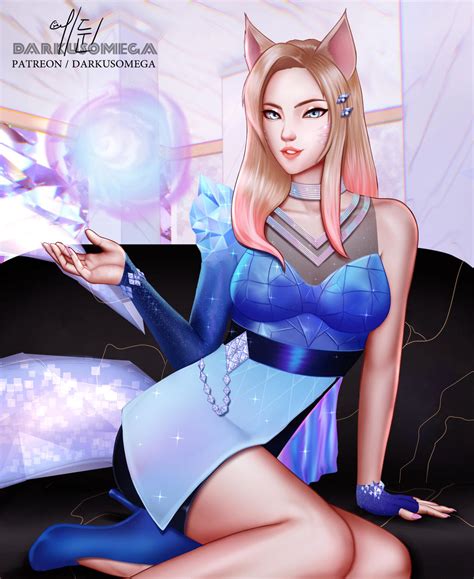 Ahri Kda All Out Fanart By Darkusomega On Deviantart
