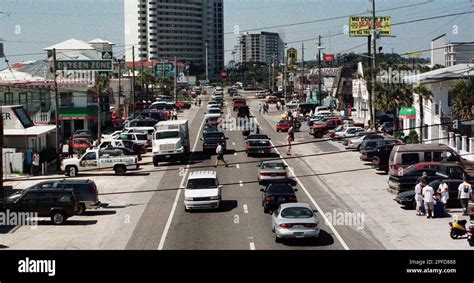 Panama City Beach Fla With Its Wall To Wall Motels Condos Bars