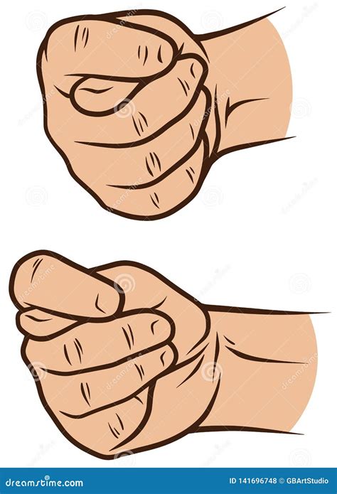 Les Mains Humaines Blanches De Bande Dessinée Dirigent L ensemble D